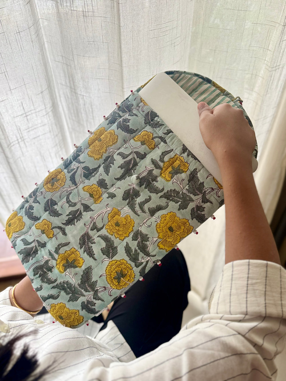 Shop Block Printed Cotton Cushion Covers | Michri.India