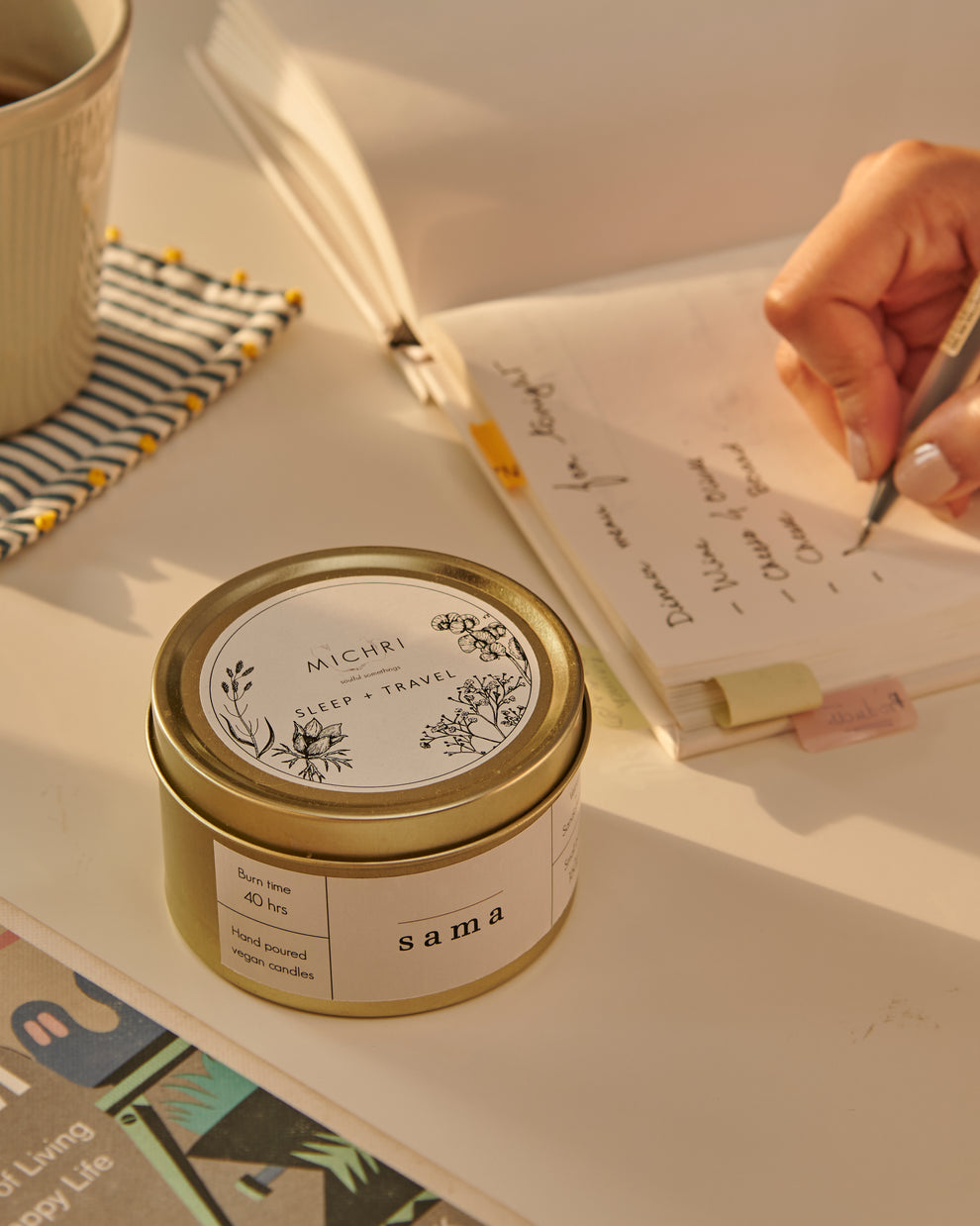 Sama Tin Candle – Michri.India